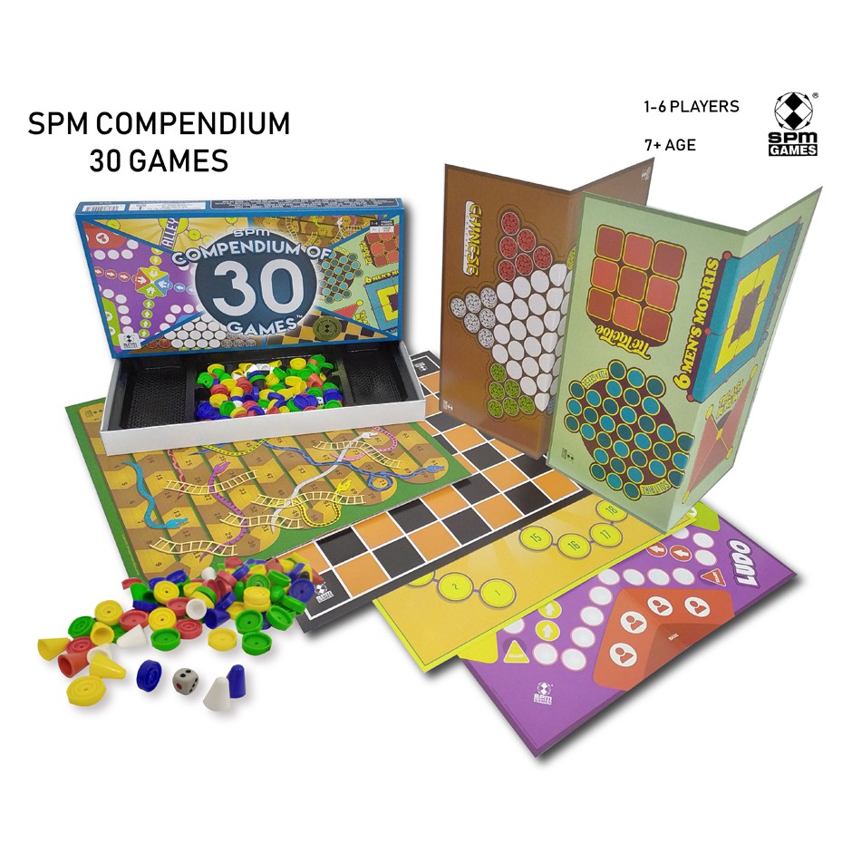 [30 Games In 1 Set] SPM Compendium Of 30 Multiplayer Board Games ...
