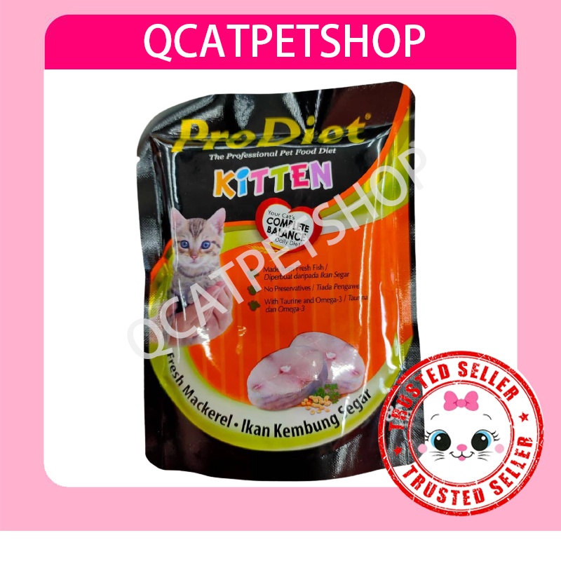Prodiet Kitten Mackerel 85g wet cat food | Shopee Malaysia