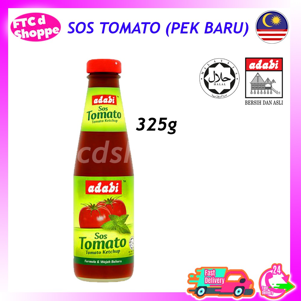 Sos Tomato 325 g ADABI (PEK BARU) | Shopee Malaysia