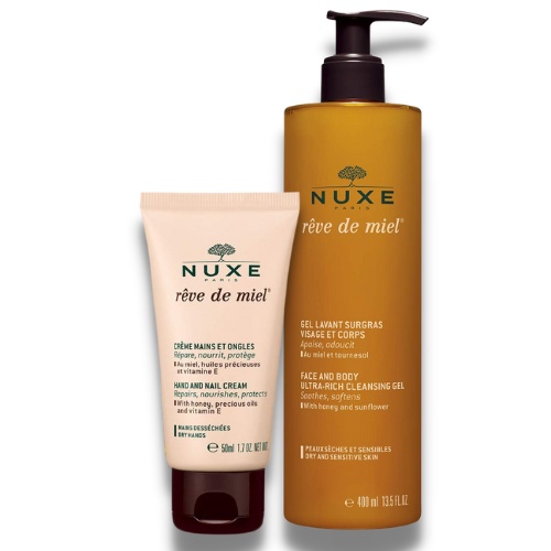 NUXE REve de Miel Face and Body Ultra-Rich Cleansing Gel | Hand and Nail Cream | Shopee Malaysia