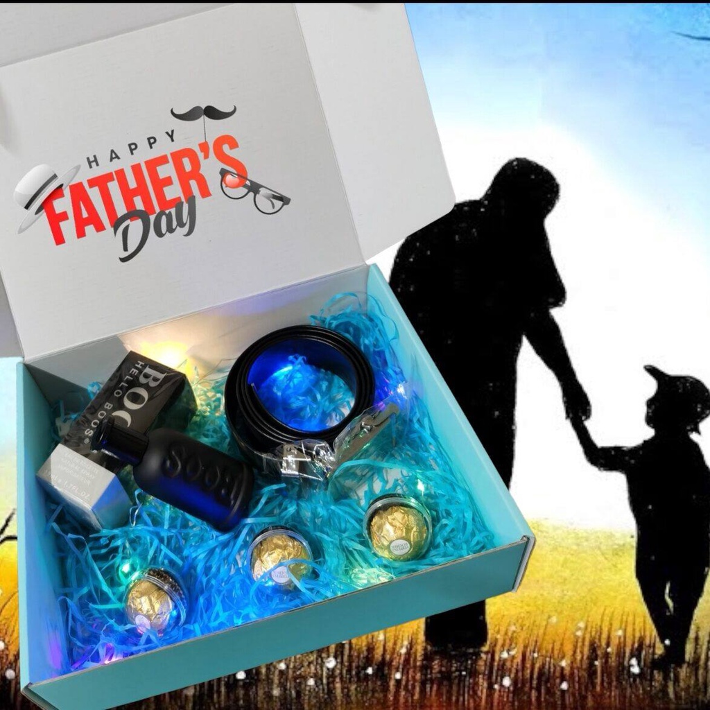 Father's Day Gift Box with LED light and wishes sticker | Ferrero ...