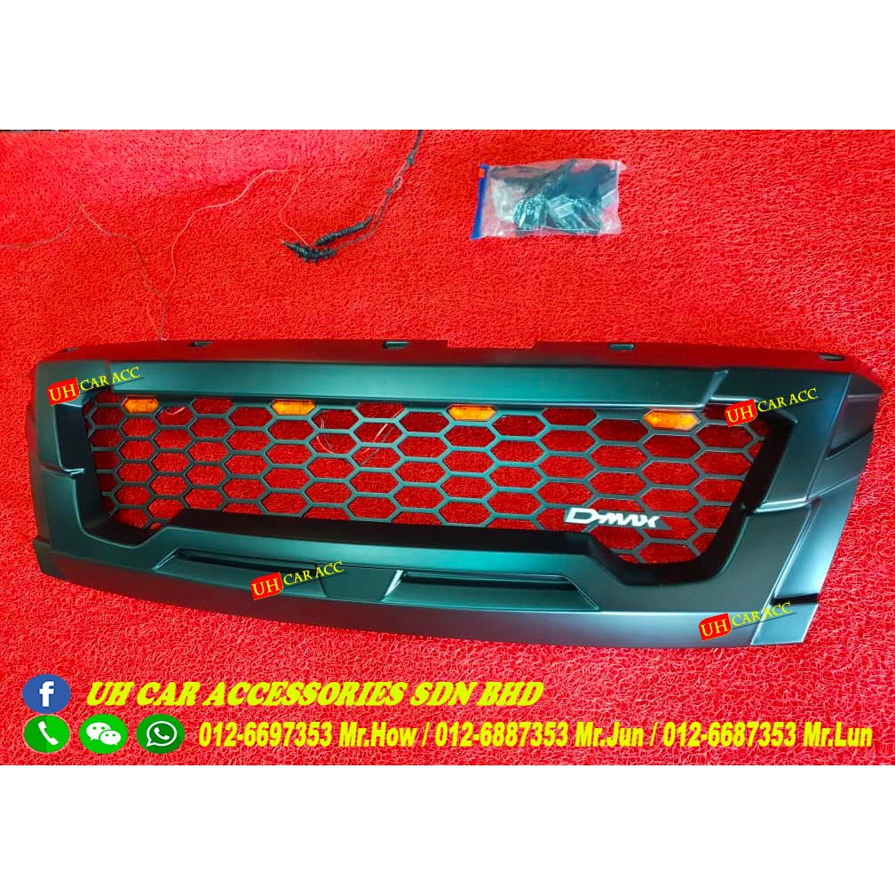 Isuzu D-Max dmax 2016-2018 Front Grill Grille With LED Light [READY ...