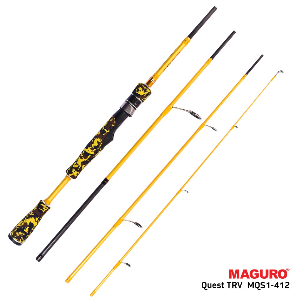 Travel Rod Spinning Casting Rod Connect 4 Maguro Quest TRV Indonesia Fishing | Shopee Malaysia
