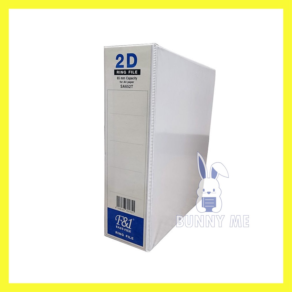 EAST FILE 2D WHITE RING FILE - 25MM / 40MM / 50MM / 65MM /80MM | Shopee ...