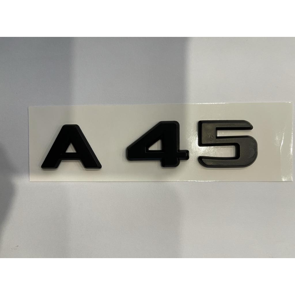 Mercedes Benz A45 Emblem Logo Matt Black | Shopee Malaysia