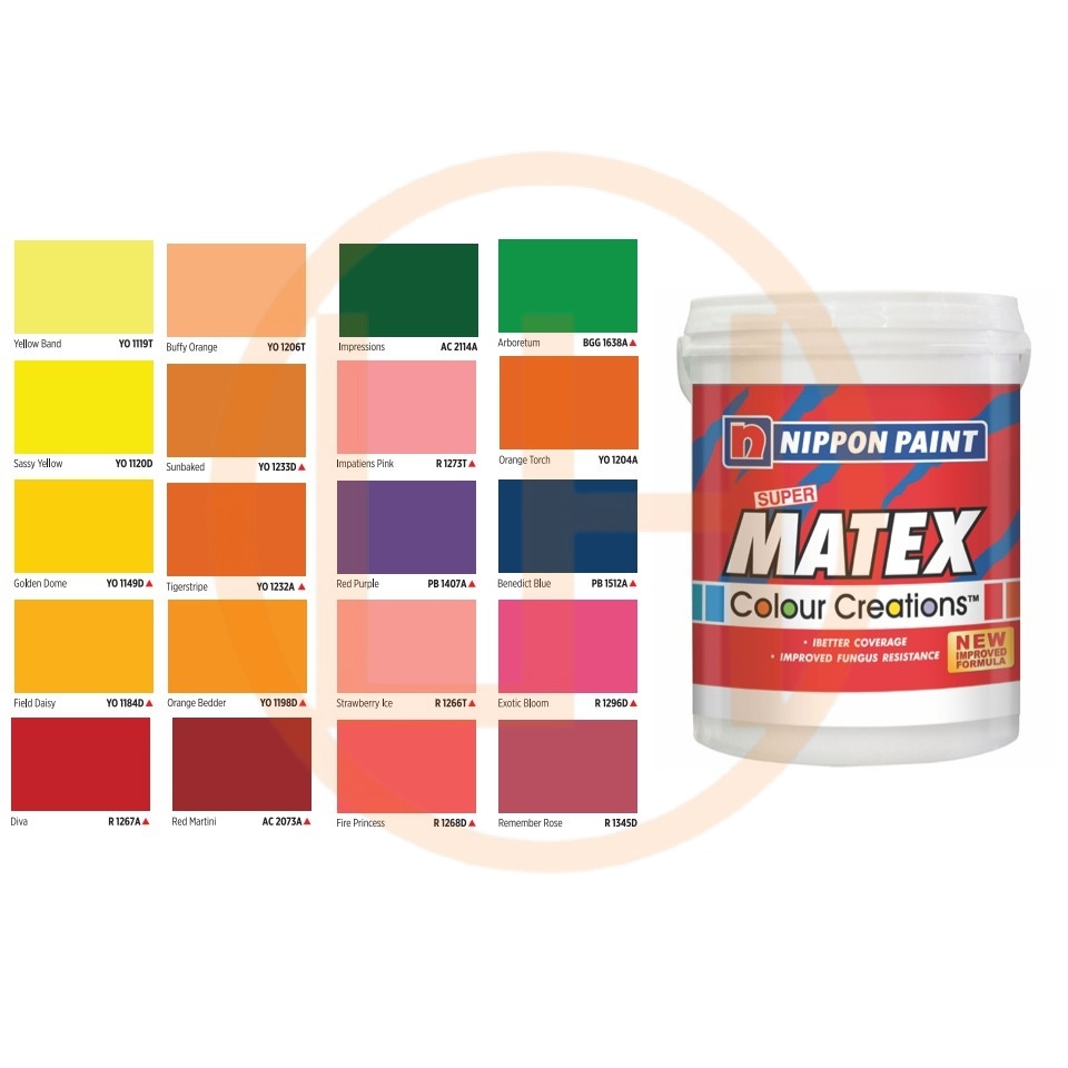 5 Litre Nippon Paint Interior Super Matex - Cat Dalam | Shopee Malaysia