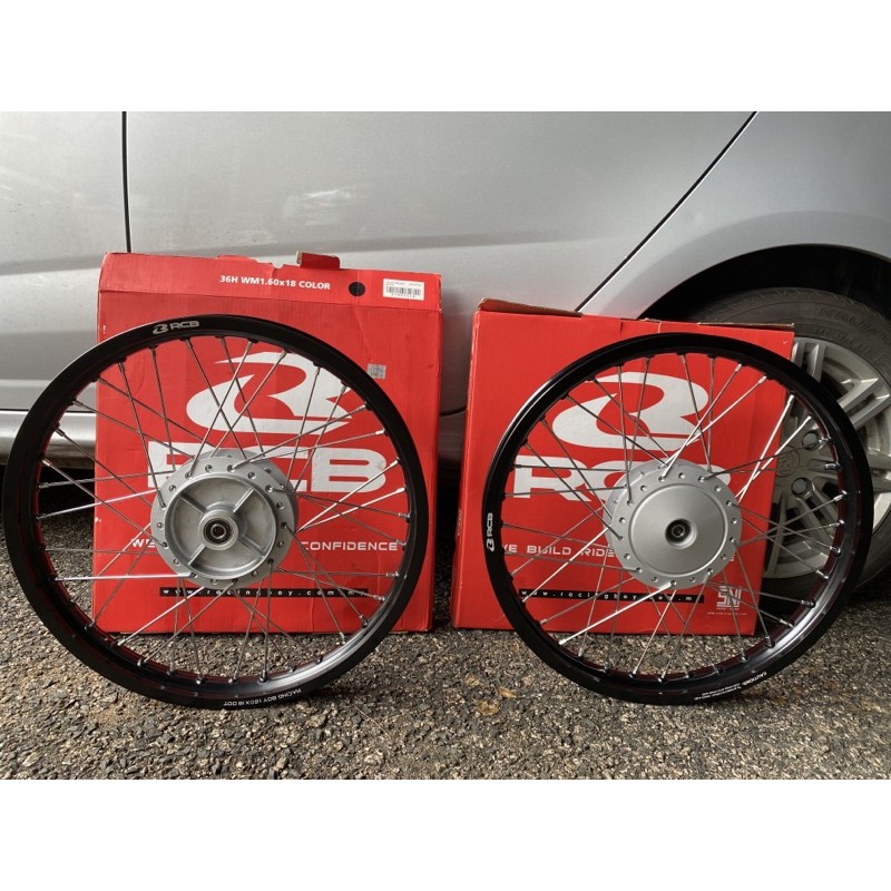 RCB-RIM SET 1.40-17 /1.60 -18 EX5/C70/Dream/W100R/W100/LC135/Y125/Y15 ...