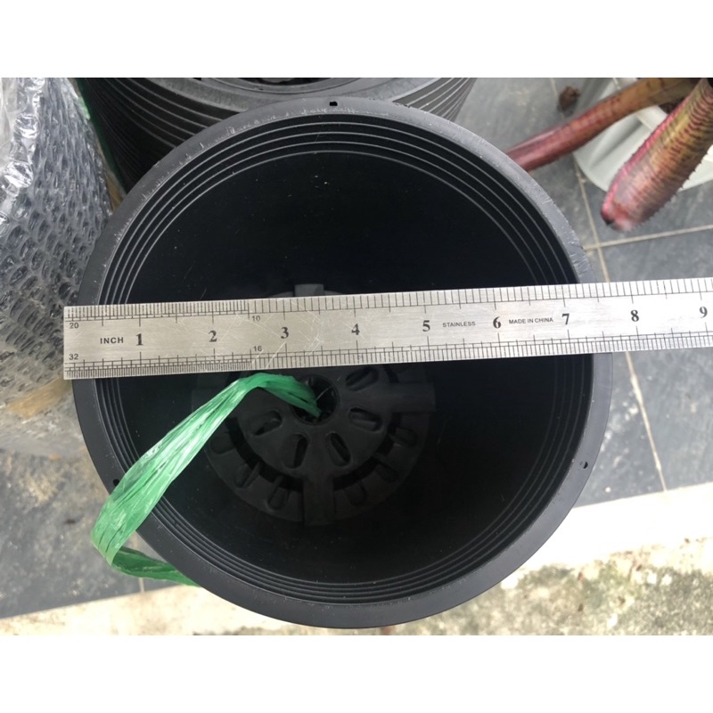 Flower Pot / Pasu Plastik Saiz 8 inch / 7.6 inch Thailand Tahan Lasak ...