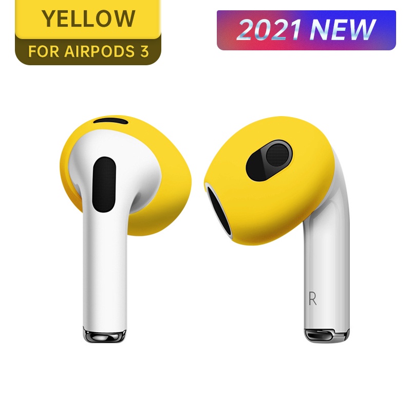 Silicone Airpods Ear Caps For 2021 AirPods 3rd Earbuds Cover Tips ...