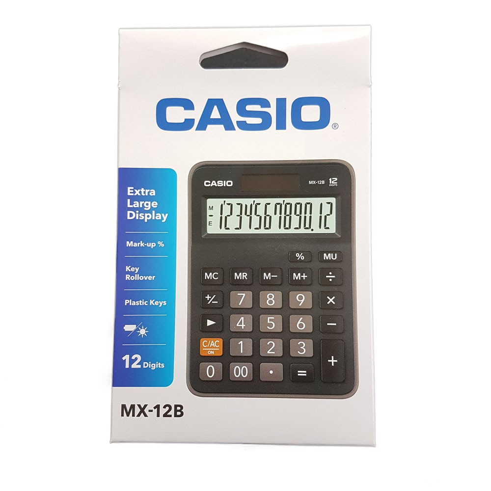 CASIO MX-12B ELECTRONIC CALCULATOR | Shopee Malaysia