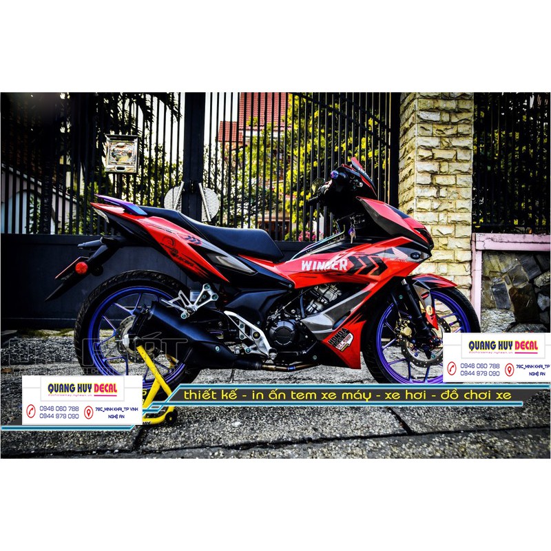 Winner X red and black boss stickers, cheap and beautiful car decal ...