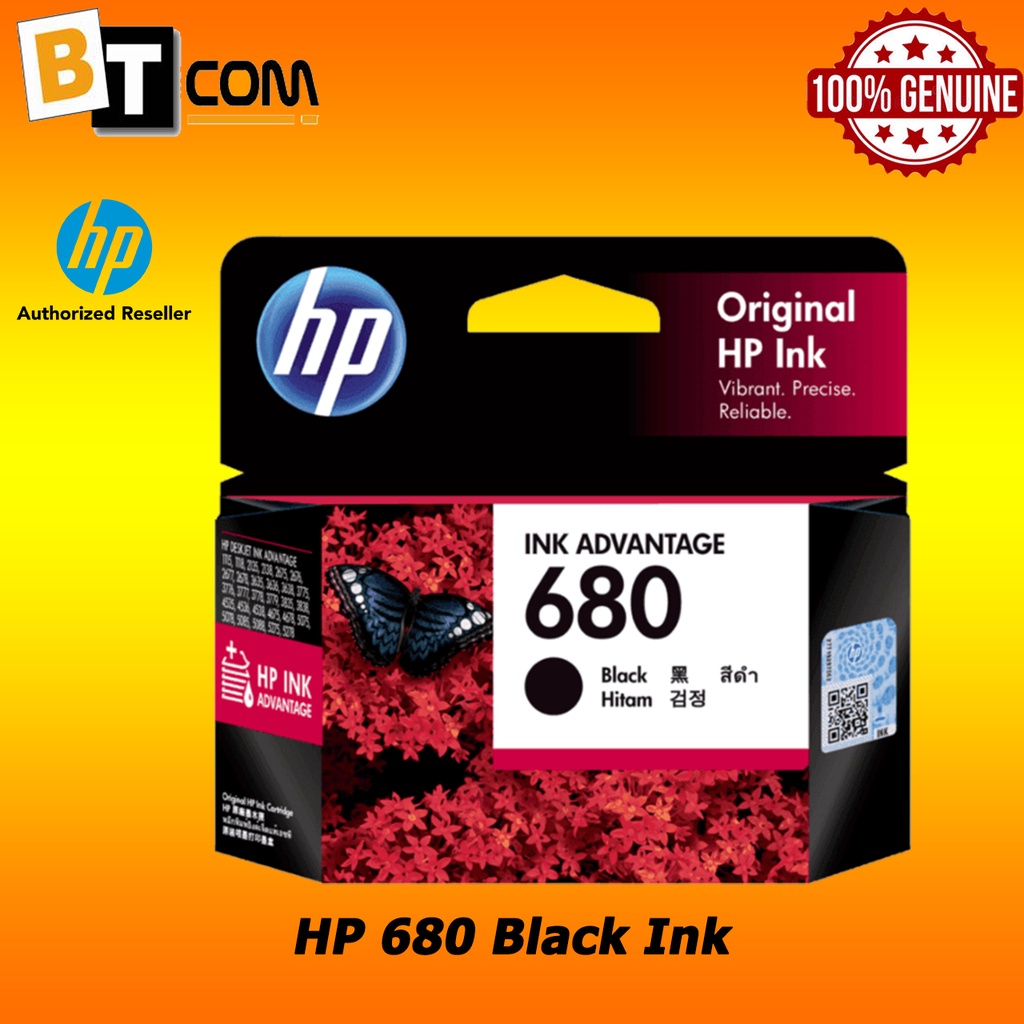 HP 680 Original Ink Cartridge F6V27AA, F6V26AA | Shopee Malaysia