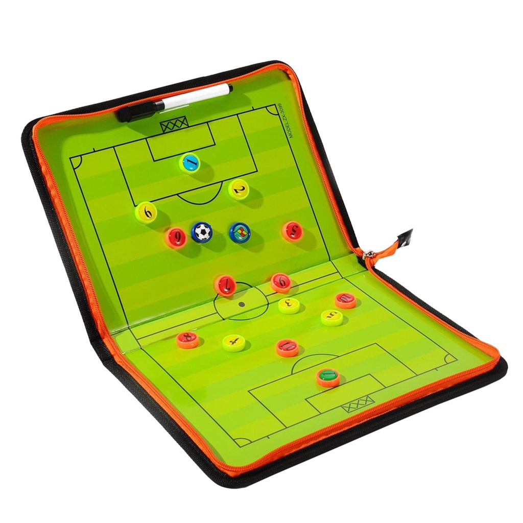 Coach Tactical Board Magnetic Zipper Football Tactical Board Coach ...