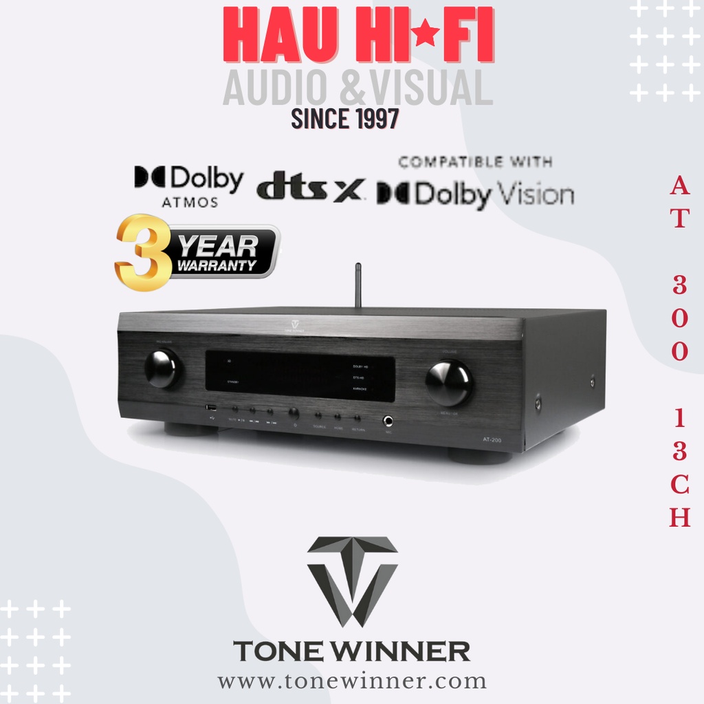 Tonewinner AT-200 13 Channel Dolby Atmos Processor | Shopee Malaysia