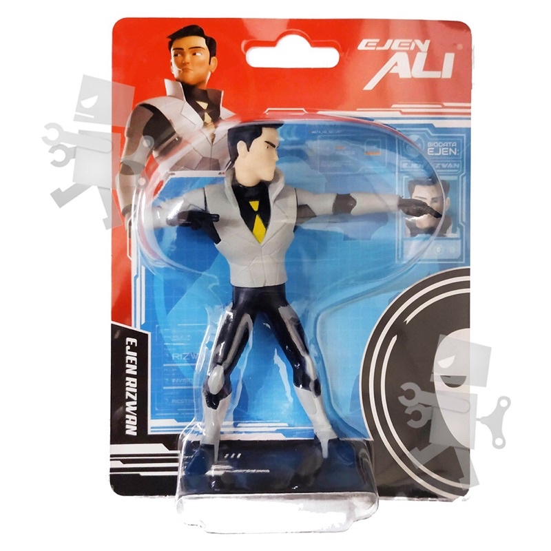 Title: Ejen Ali Agent Rizwan Original 10cm Character Action Figure Doll ...
