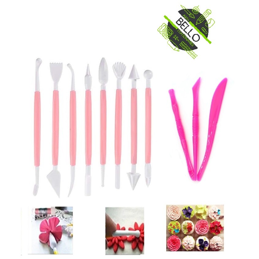 【DIY CRAFT】 Clay Modeling Tools Set Of 3pcs / 8pcs | Shopee Malaysia