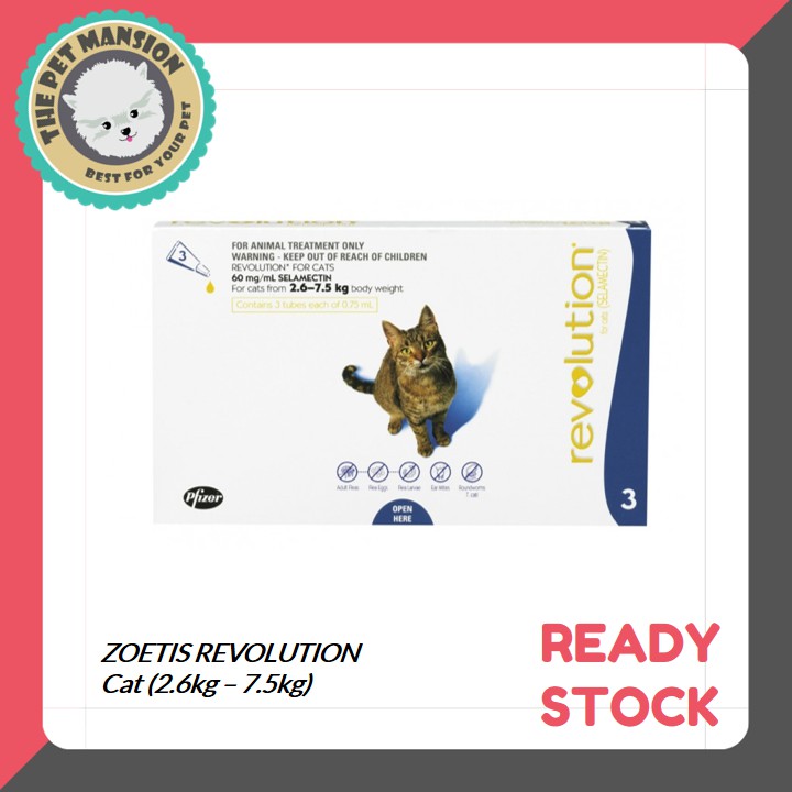 CAT REVOLUTION FLEA CONTROL (THREE DOSE) | Shopee Malaysia