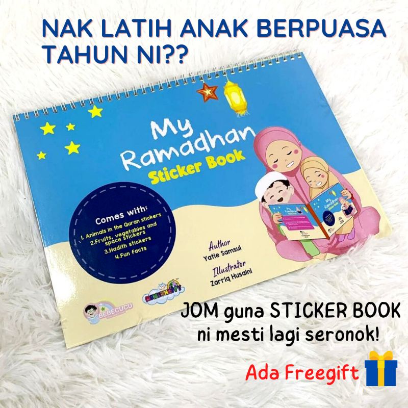 Sticker Book Ramadhan Checklist Kids Activity book Mommyhappy | Shopee ...