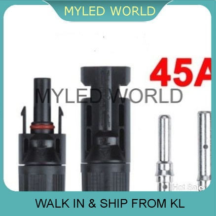 MC4 45A inner contact type solar panel connector photovoltaic solar ...