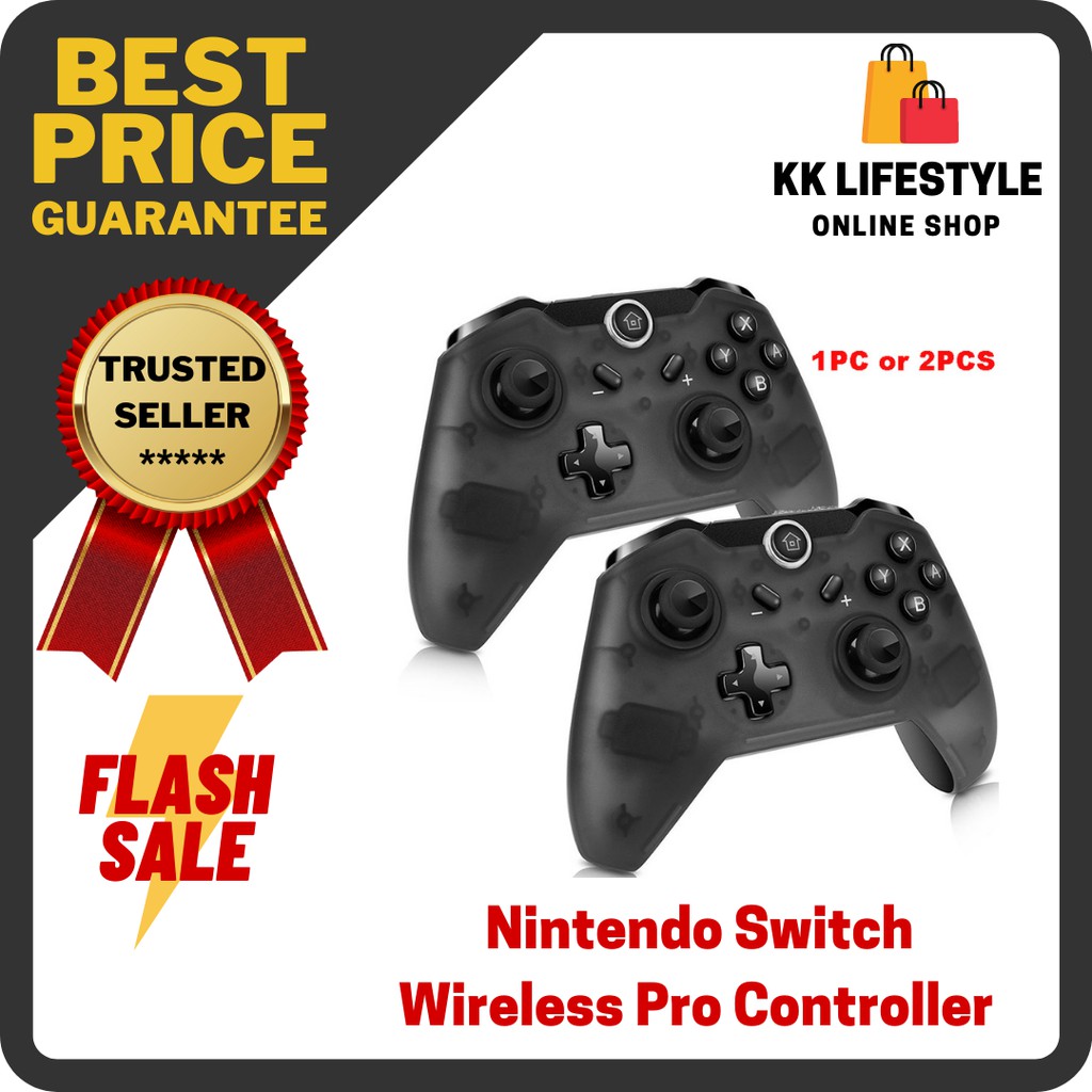 𝗥𝗘𝗔𝗗𝗬 𝗦𝗧𝗢𝗖𝗞 Nintendo Switch Wireless Pro Controller | Gamepad | Joypad Remote | 1 Piece or 2 ...