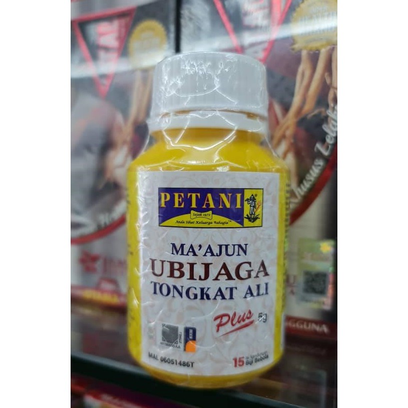 PETANI MAAJUN TONGKAT ALI PLUS DAN UBI JAGA 15’S (BOTOL) | Shopee Malaysia