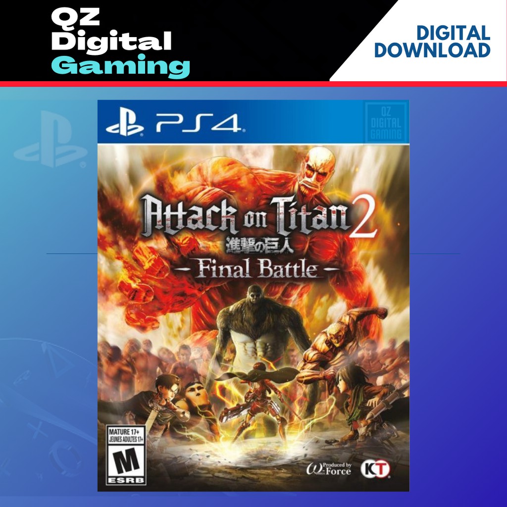 PS4 / PS5 Attack On Titan 2 Final Battle Digital Download AOT | Shopee Malaysia