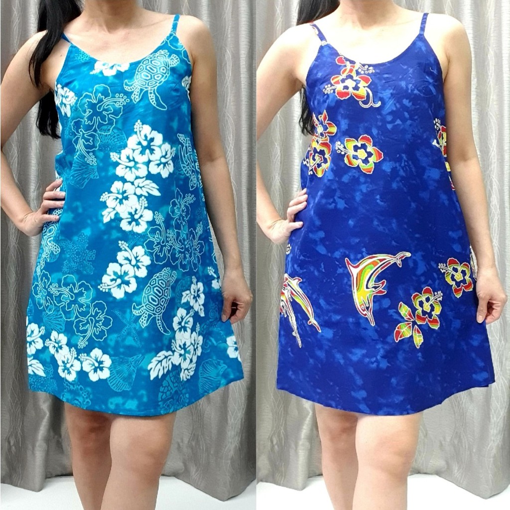 [3073] Women Short Dress Batik Tali/Batik Short Dress for Summer ...