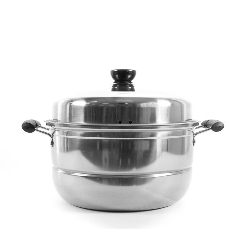 💯Shefu 2 Tier Stainless Steel Steamer Pot 30CM | Shopee Malaysia