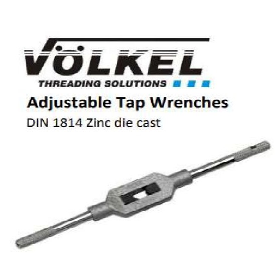 Volkel Adjustable Tap Wrenches - Zinc Die Cast (130/176/280 mm ...