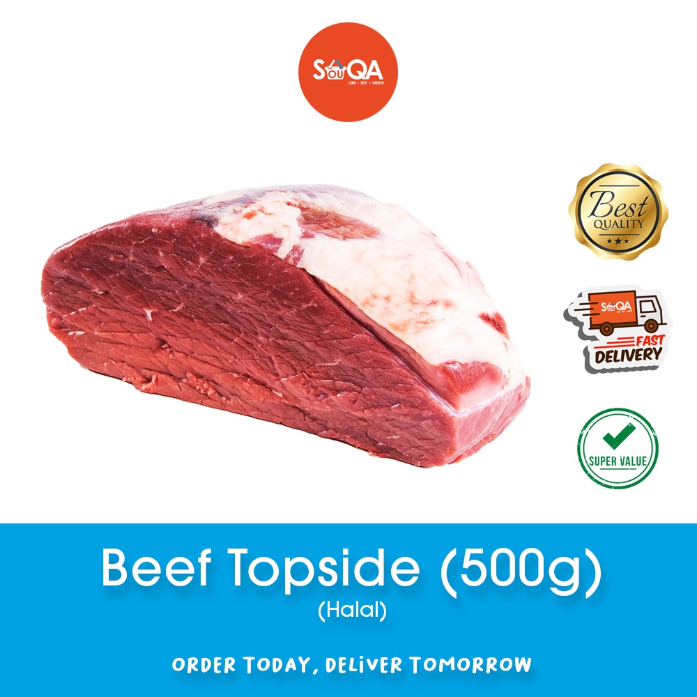 [Klang Valley only] Beef Topside 500g (Halal) | Shopee Malaysia