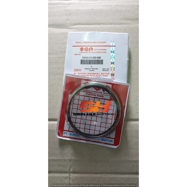 Suzuki Apv PISTON RING 0.50 12140-61J00-050 Genuine Part | Shopee Malaysia