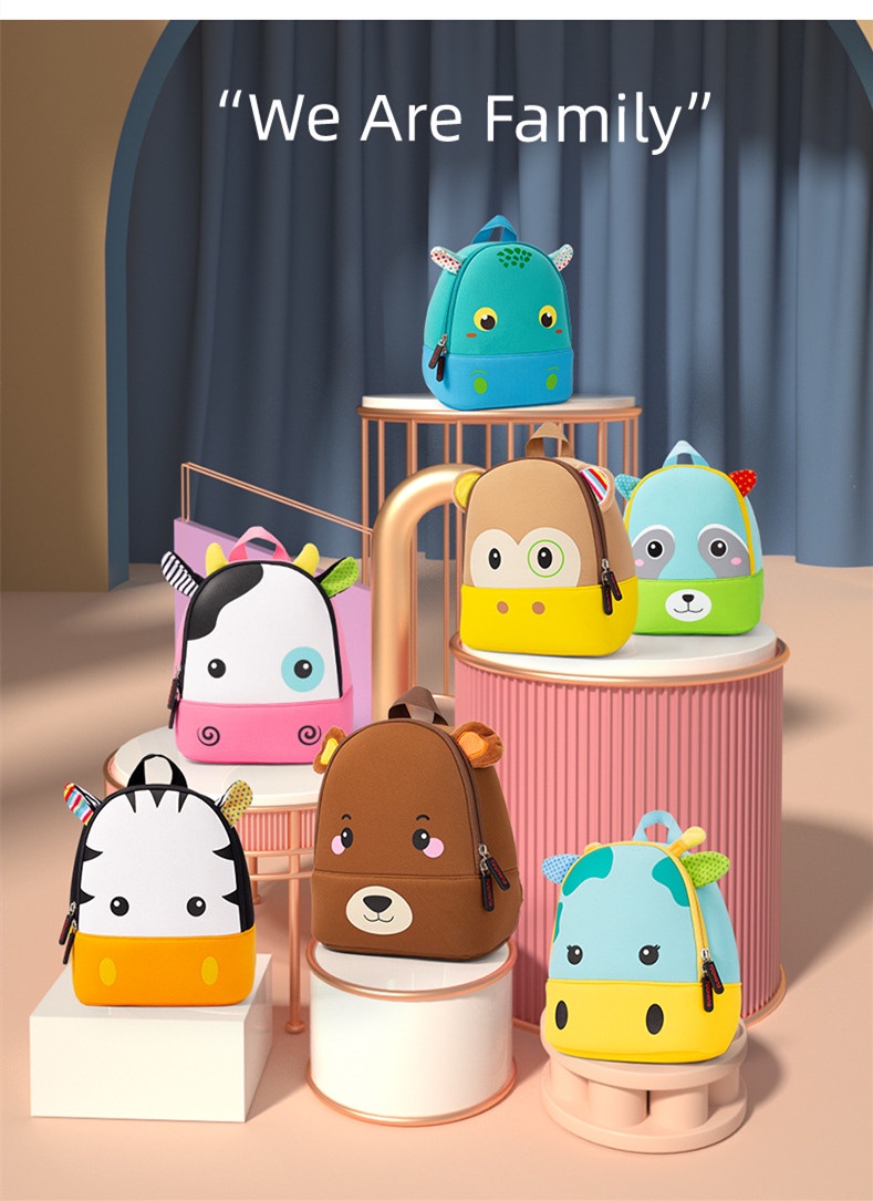 2022 New 3D Animal Children School Bags for Girls Boy Children ...