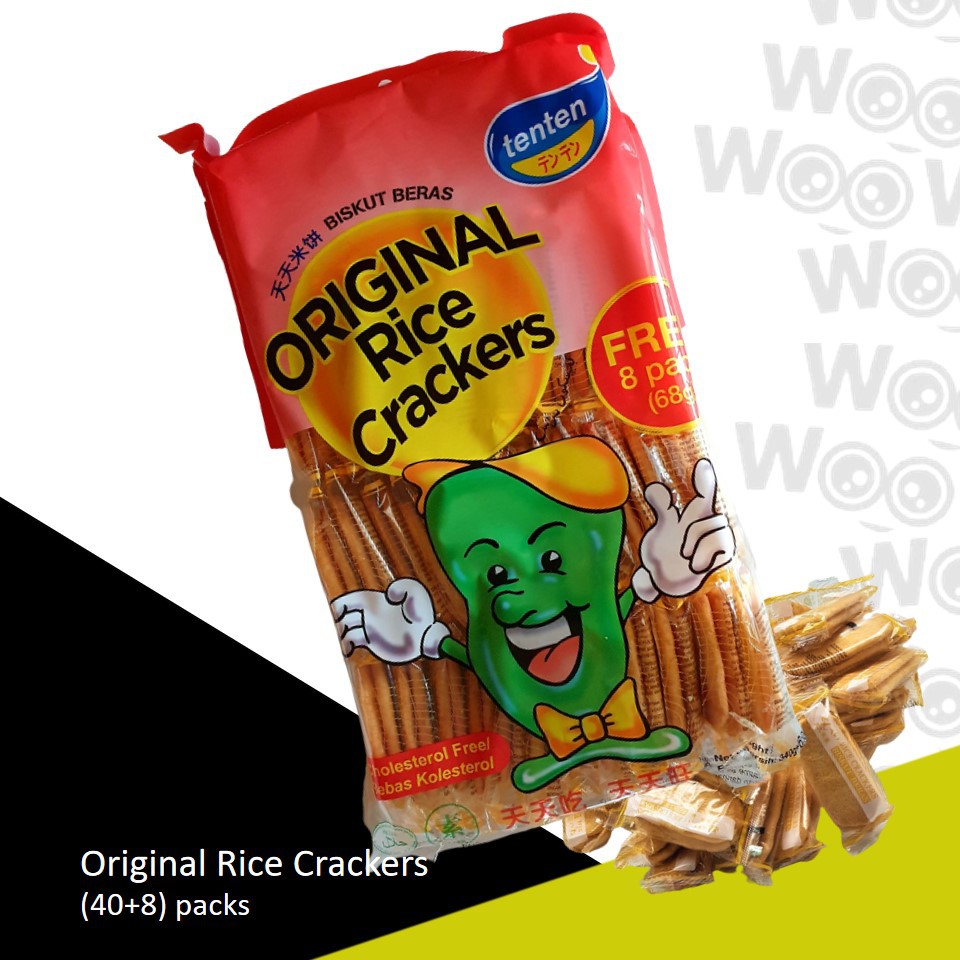 Tenten Original Rice Crackers HALAL (40+8 packs) | Shopee Malaysia