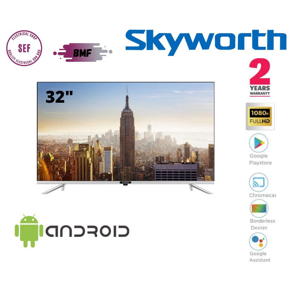 SKYWORTH ANDROID TV 32" 2K (32TB7000) | Shopee Malaysia