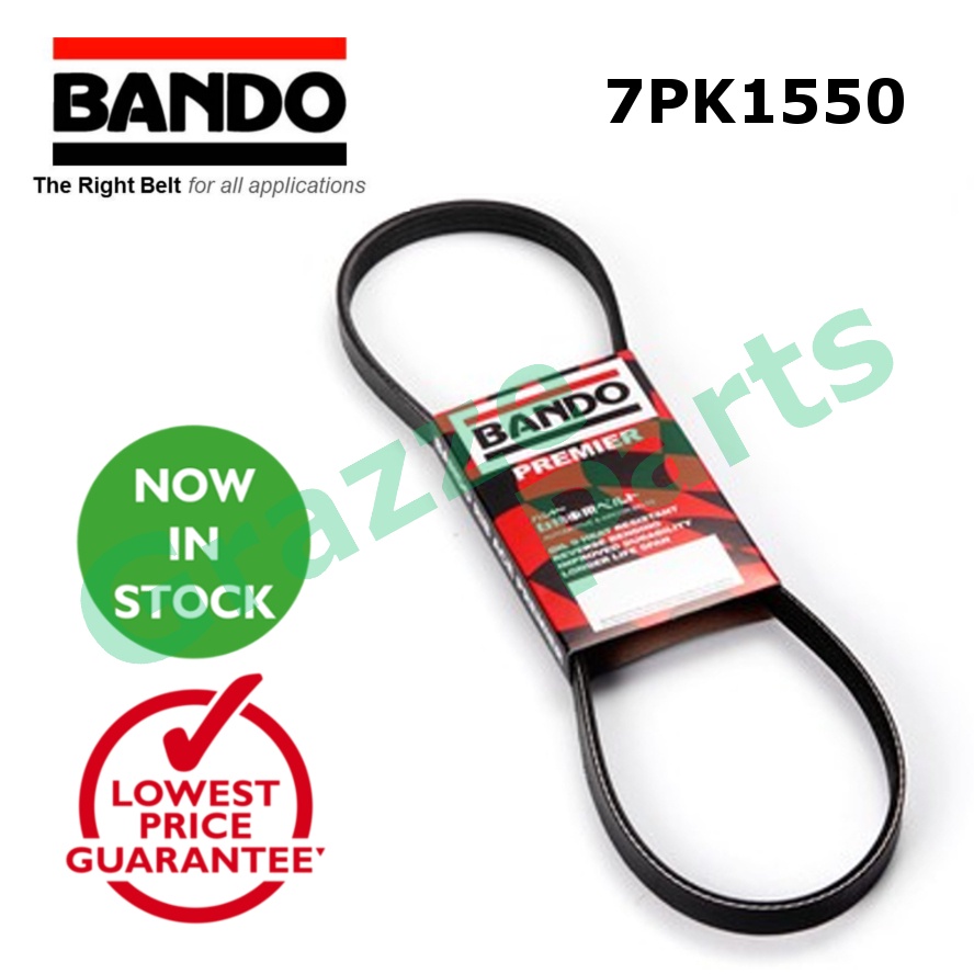 Bando Ribstar Rib Fan Belt 7PK1550 Toyota Estima ACR50 GSR50 3.5 ...