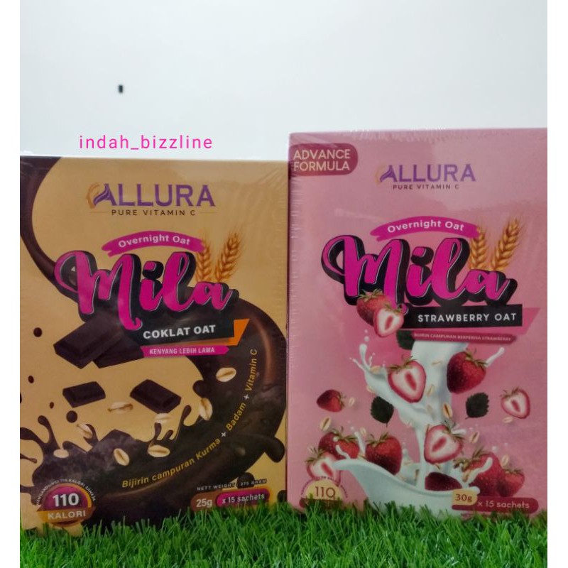 Mila Coklat Slym/oat by Allura (Buy 5Boxes) New flavour Strawberry Oat ...