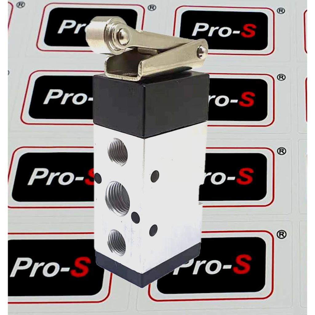 Pro-S Pneumatic Mechanical Valve Roller Lever Type. MSV86522-R 5/2 way Port Size 1/4” Durable ...