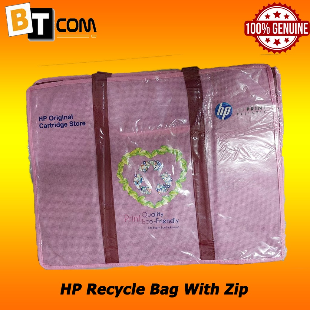 HP Grocery Bag & Recycle Bag with Zip (51cm X 25cm X 41cm) | Shopee ...