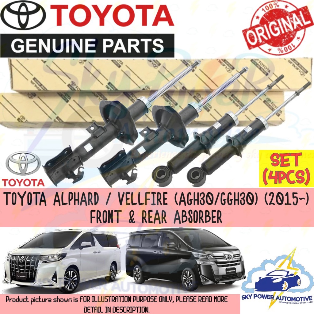 TOYOTA ALPHARD VELLFIRE AGH30 GGH30 100% ORIGINAL (GENUINE) SHOCK ...