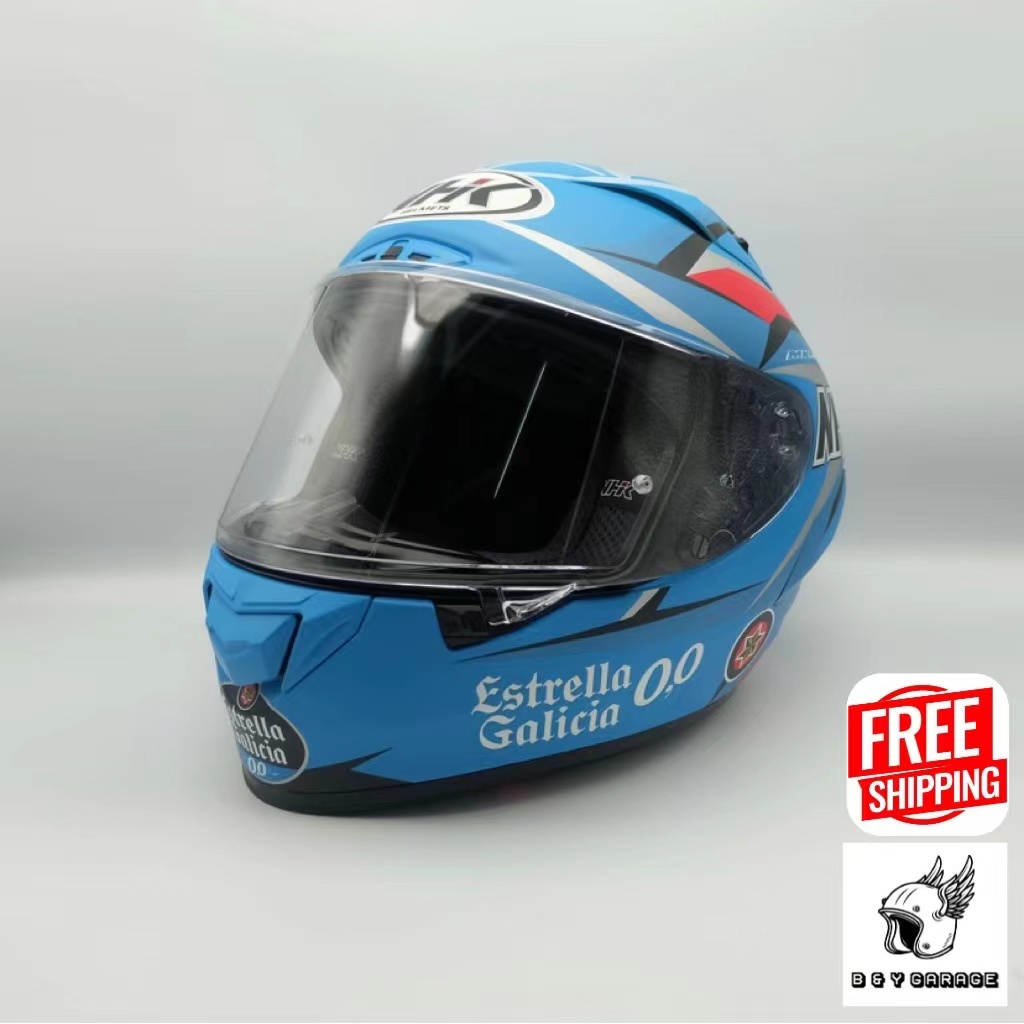 NHK Helmet GPR Tech Street Full Face Estrella Galicia | Shopee Malaysia