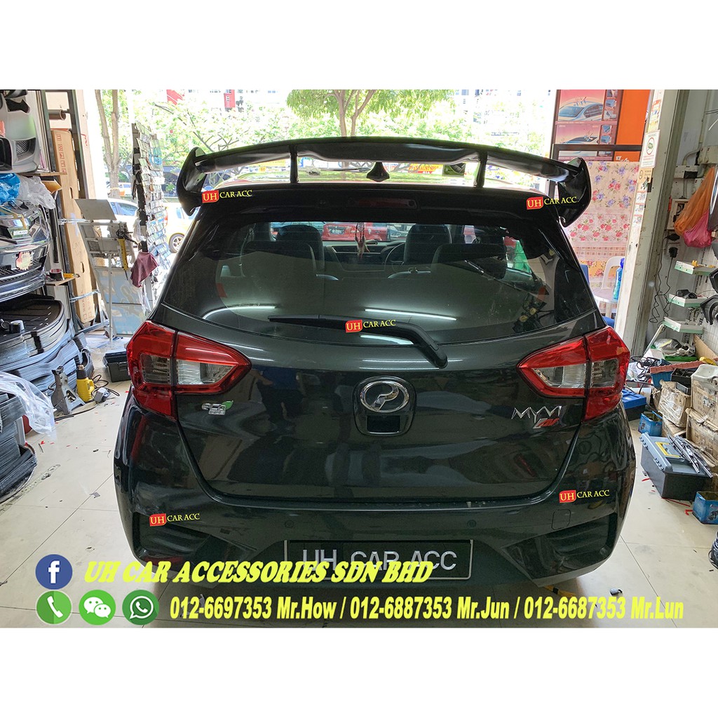 Perodua Myvi 2018-2021 AMG Rear Spoiler ABS [READY STOCK] | Shopee Malaysia