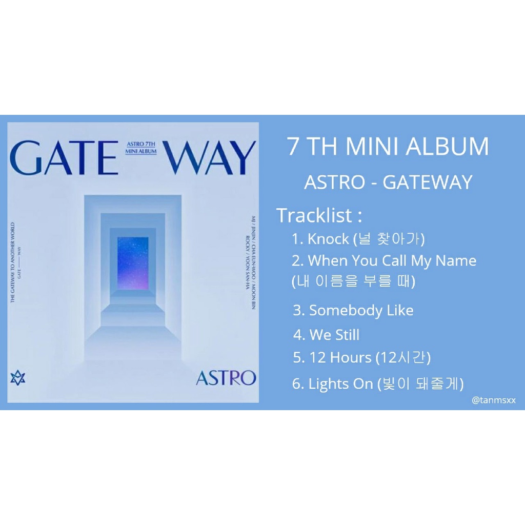 (Unseal) ASTRO 7th Mini Album THE GATEWAY TO ANOTHER WORLD Ver. (Dented ...