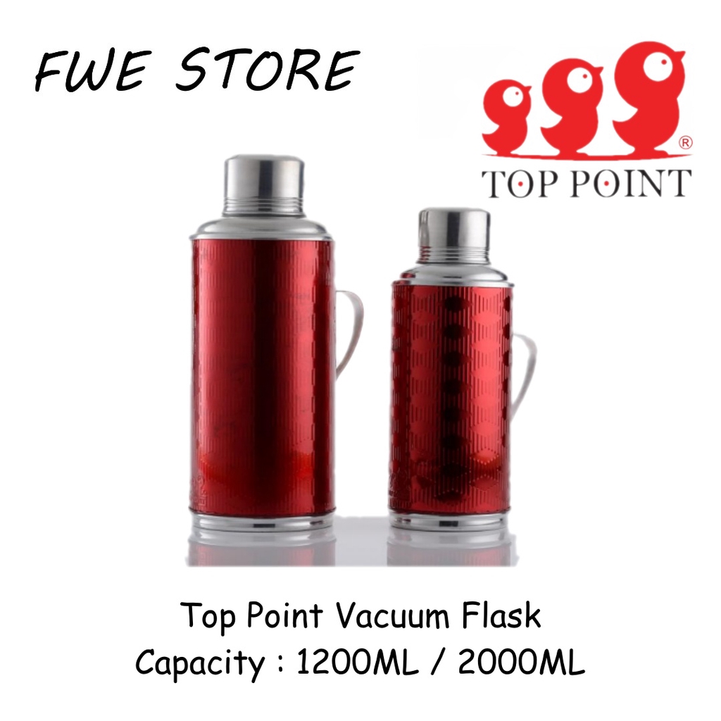 Traditional Style (Red) Vacuum Flask 1.20LT / 2.00LT (Pelas Air Panas ...