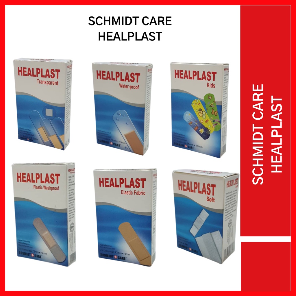 Healplast Plaster Plastic Washproof Transparent 72x19mm ( skin Coloured ...