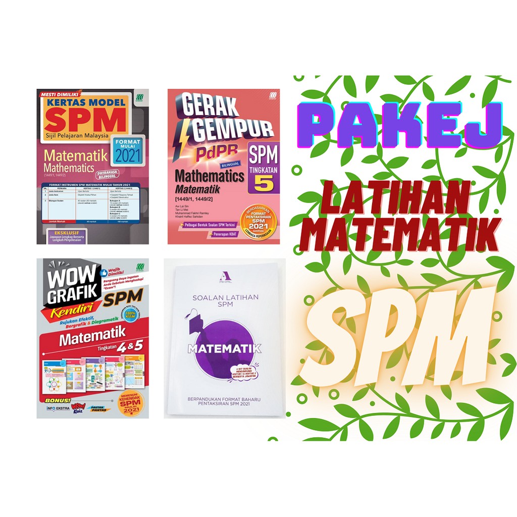 Pakej Latihan Matematik SPM | Shopee Malaysia