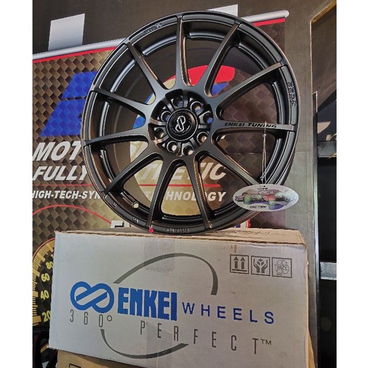 NEW RIM 17 ORIGINAL ENKEI TUNING SC22 FIESTA MYVI JAZZ CITY VIOS YARIS ...