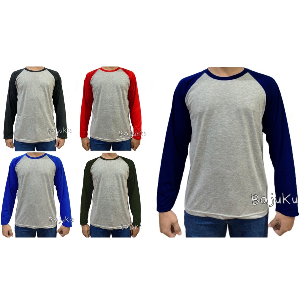 Long Sleeve Raglan Shirt/Plain Raglan Shirt/Kimono Shirt/Unisex Raglan ...