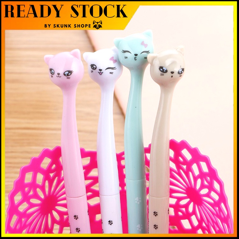 SS Cute Cat Ball Point Pen School Kid Children Student 4099 - Pen ...