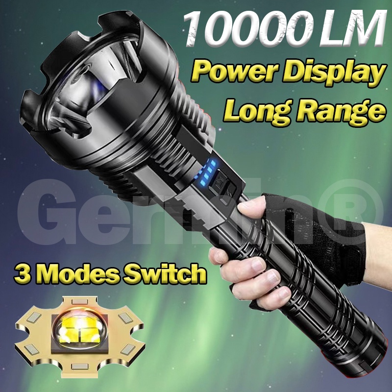 NEW!!! [Strong Light] Rechargeable Flashlight with 3 Mode Lighting ...