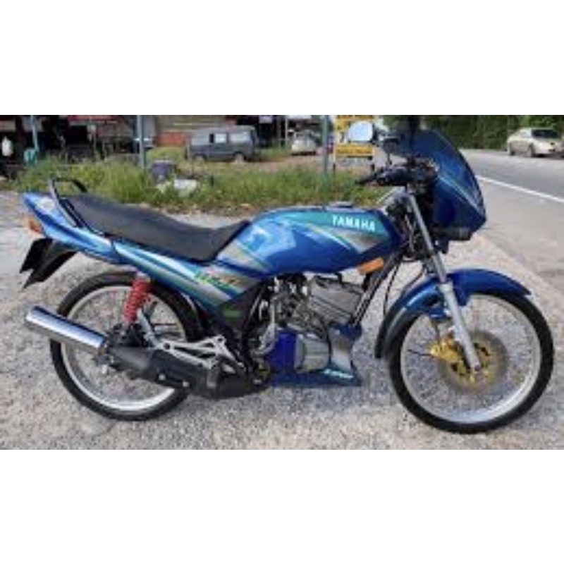 YAMAHA RXZ COVER SET Series 7 NAKASONE BIRU LAICI SET | Shopee Malaysia